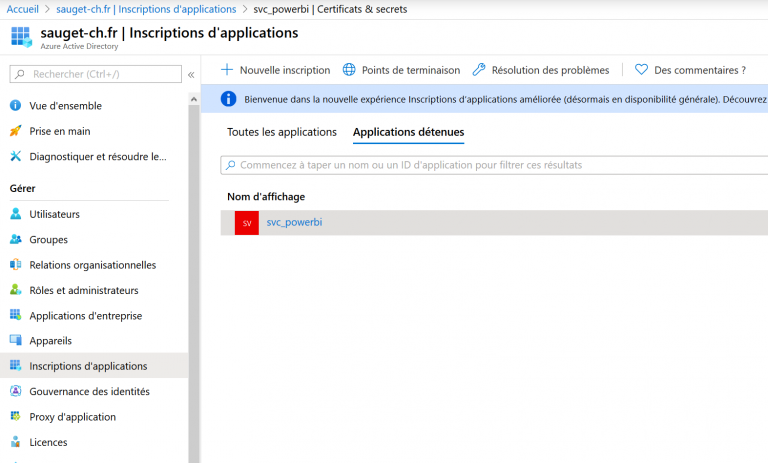 Power Bi Rest Api Authentification App Only Microsoft Data Platform Et Azure